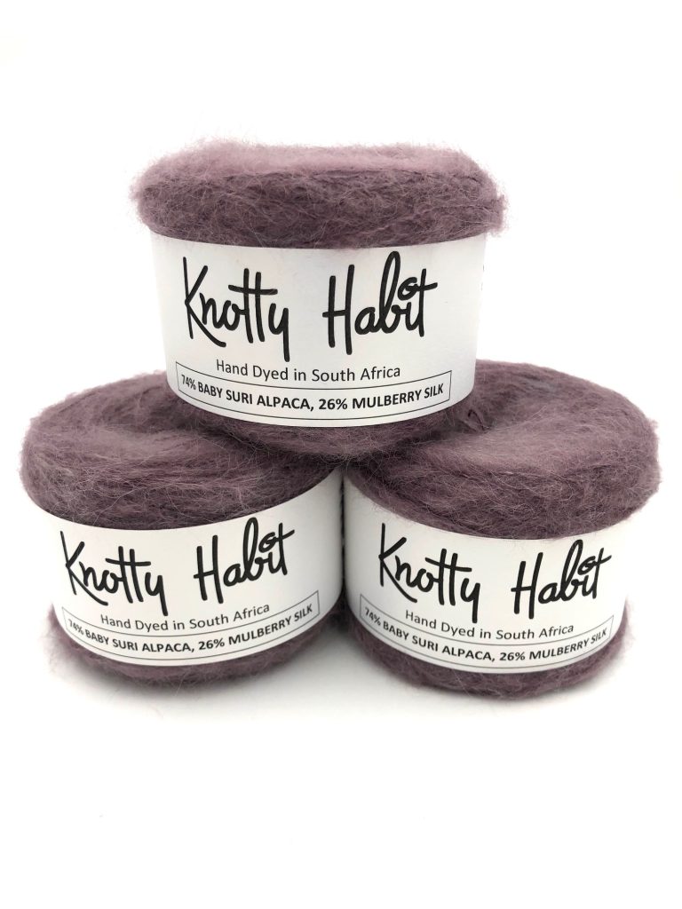 Hillie – Brushed Suri Alpaca/Silk 50g – 74% Baby Suri Alpaca, 26% ...