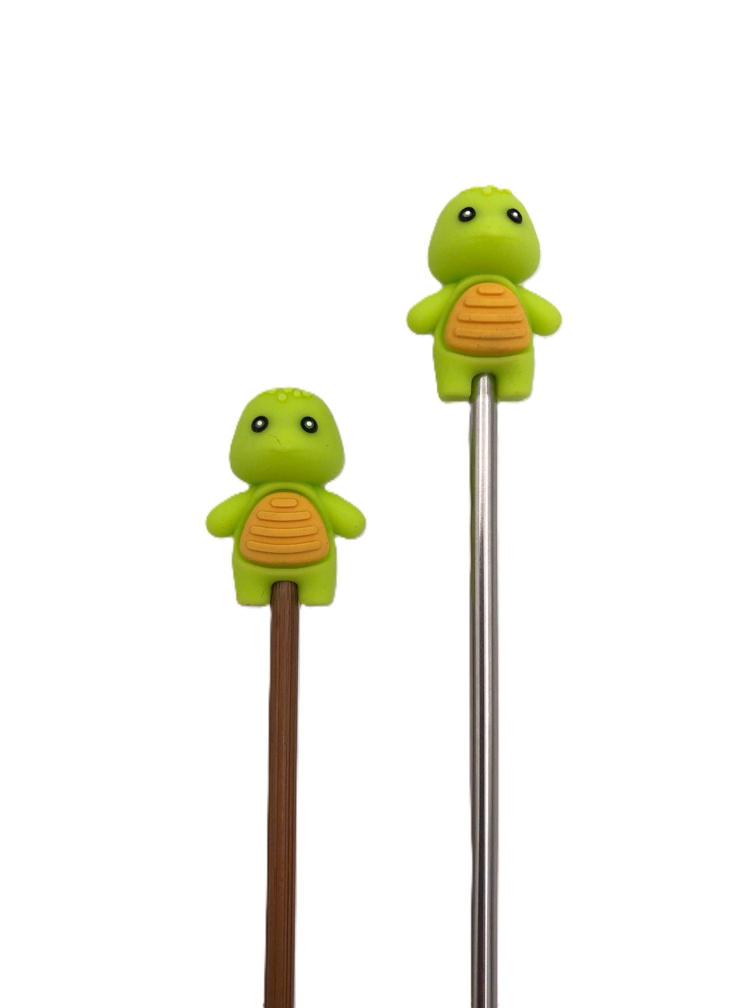 Turtles Bright Green – 3D Needle Point Protectors – Knotty Habit