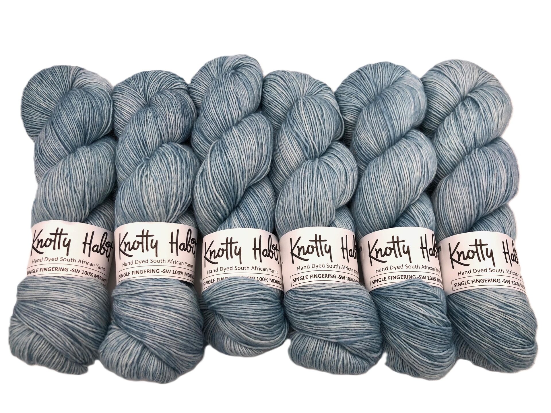 Clear – 100% Single Merino Fingering – Knotty Habit
